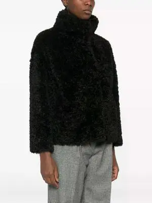 Herno Faux-fur High-neck Coat