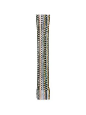 MISSONI Zigzag-knit Fringed Scarf