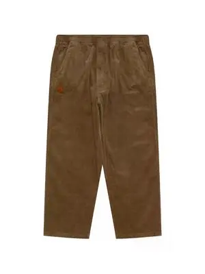 AAPE BY *A BATHING APE Logo-patch Corduroy Trousers - Brown