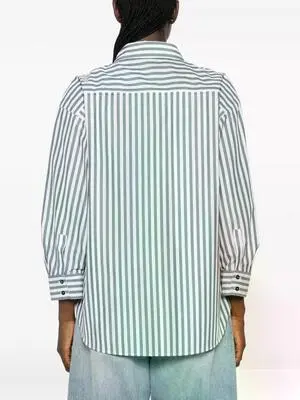 I BLUES Striped Cotton Shirt