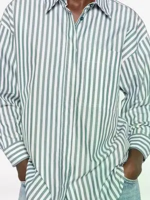 I BLUES Striped Cotton Shirt