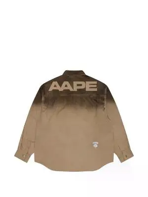 AAPE BY *A BATHING APE Moonface Gradient Button-up Shirt