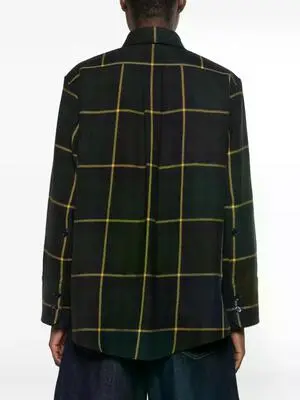 PATOU Check Pattern Long Sleeve Shirt