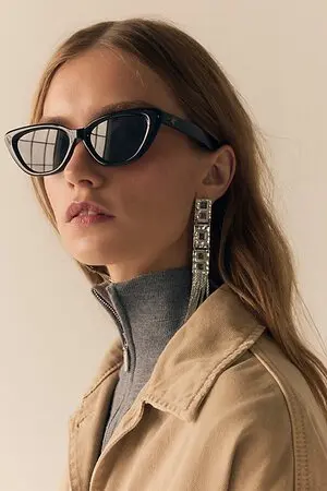 Free People Nikkie Dangle Earrings - Silver