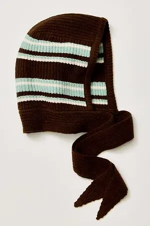 Free People Rugby Stripe Bonnet - Ganache