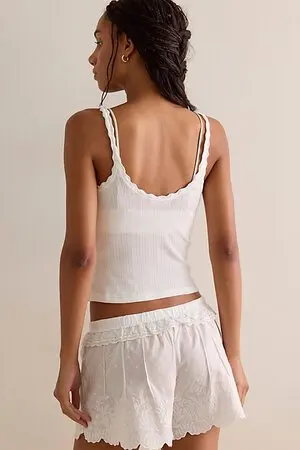 Free People Soft Bloom Sleep Set - Clean Ivory