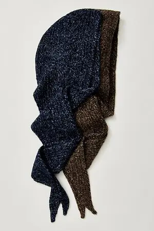 Free People Cloud Cable Hood - Coffee Bean