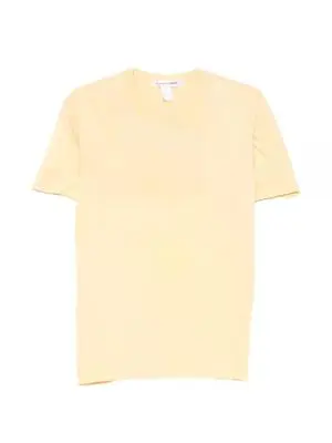 Comme Des Garçons Zip-detail T-shirt - Neutrals