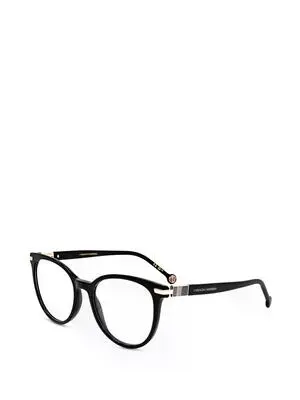 Carolina Herrera Cat Eye Frame Eyeglasses - Black