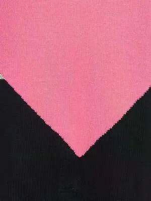 Moschino Knit Mini Dress With Heart Motif