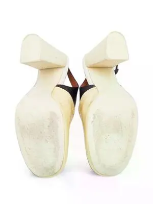 Celine Patent-finish Slingback Sandals