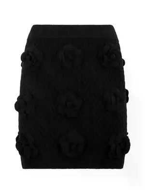 Philipp Plein Floral Detail Mini Skirt