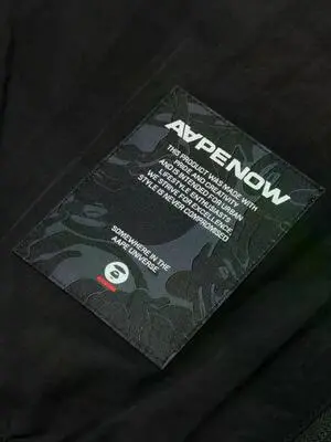 AAPE BY *A BATHING APE Moonface Logo Zip-up Jacket