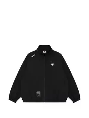 AAPE BY *A BATHING APE Moonface Logo Zip-up Jacket - Black