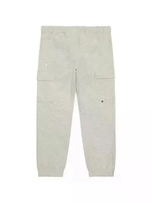 AAPE BY *A BATHING APE Moonface Logo-patch Track Pants - White