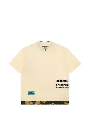 AAPE BY *A BATHING APE Moonface Logo-patch T-shirt