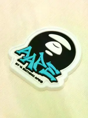 AAPE BY *A BATHING APE Moonface Logo-patch T-shirt