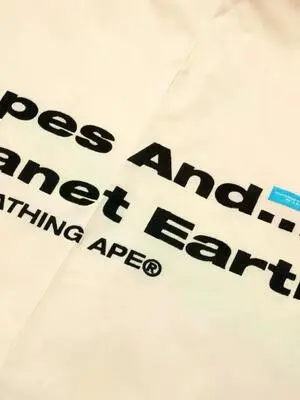 AAPE BY *A BATHING APE Moonface Logo-patch T-shirt
