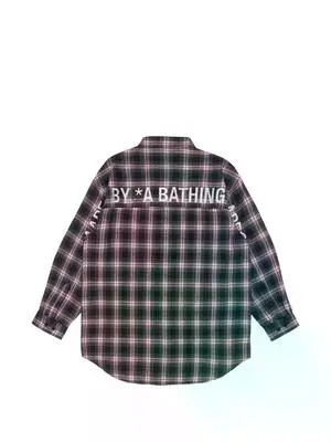 AAPE BY *A BATHING APE Moonface Plaid Shirt