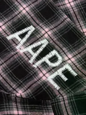 AAPE BY *A BATHING APE Moonface Plaid Shirt