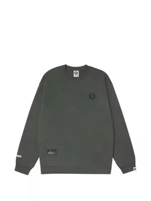 AAPE BY *A BATHING APE Moonface Patch Sweatshirt - Grey