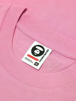 AAPE BY *A BATHING APE Moonface Heart Logo T-shirt