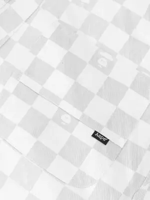 AAPE BY *A BATHING APE Moonface Checked Dungarees