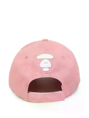 AAPE BY *A BATHING APE Letter-patch Curved-brim Cap - Pink