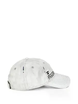 AAPE BY *A BATHING APE Distressed Logo-embroidered Cap