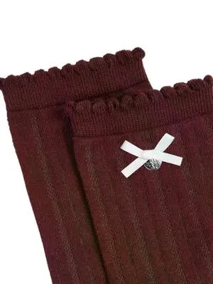 Karl Lagerfeld Autograph Pointelle Socks