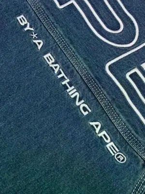 AAPE BY *A BATHING APE Logo-embroidered Patch-detail Shirt