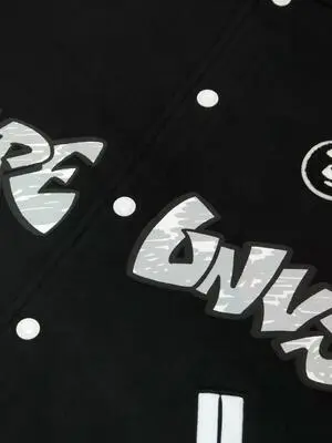 AAPE BY *A BATHING APE Moonface Embroidered Hooded Jacket