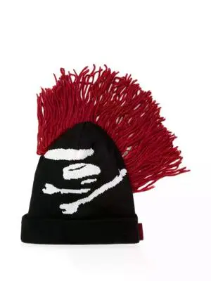 AAPE BY *A BATHING APE Fringed Beanie Hat - Black