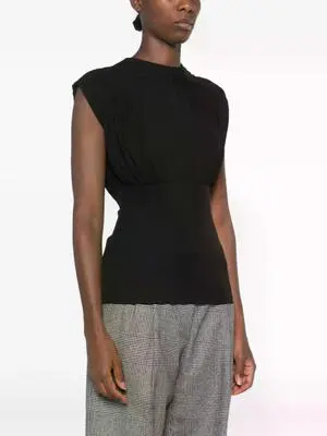 ANINE BING Sleeveless Crewneck Top