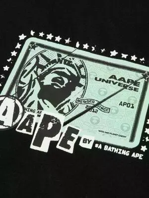 AAPE BY *A BATHING APE Graphic-print Long-sleeve T-shirt