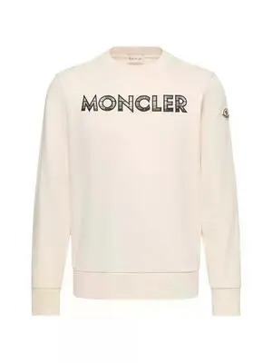 Moncler Logo-print Sweatshirt - Neutrals