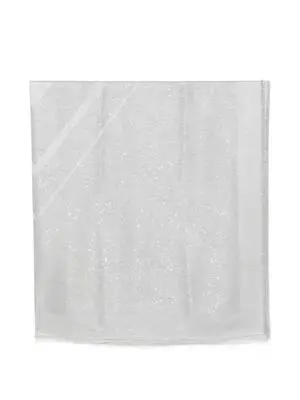 Missoni Sequin-embellished Frayed Scarf - Silver