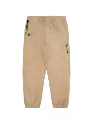 AAPE BY *A BATHING APE Moonface Tapered Trousers - Neutrals