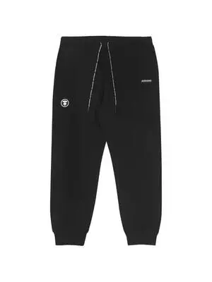 AAPE BY *A BATHING APE Moonface Fleece Track Pants - Green