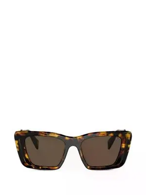 Prada Geometric Sunglasses - Brown