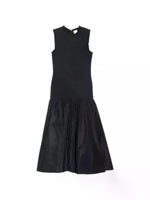 PATOU Shirred Flared Maxi Dress