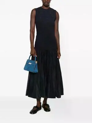 PATOU Shirred Flared Maxi Dress