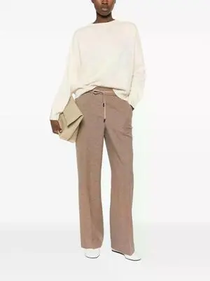 Peserico Drawstring Wide-leg Trousers