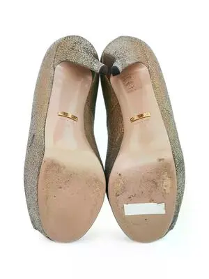 Gucci Nizza Peep-toe Platform Pumps