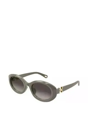 Chloé Oval Frame Sunglasses
