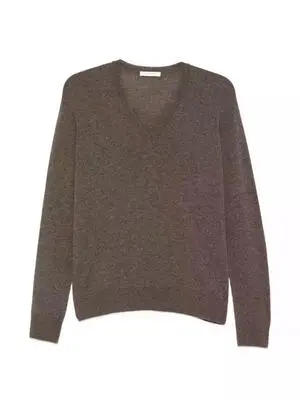 THE ROW V-neck Knit Sweater