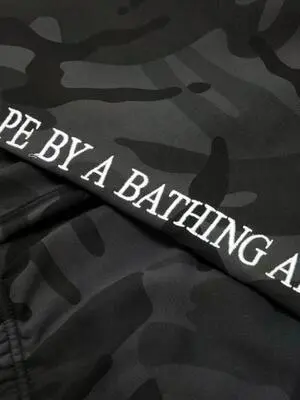 AAPE BY *A BATHING APE Moonface Camouflage-print Shorts