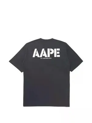AAPE BY *A BATHING APE Moonface Hologram-print T-shirt