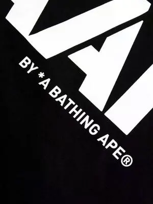 AAPE BY *A BATHING APE Moonface Hologram-print T-shirt