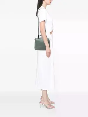 Celine 2018 Small Leather Soft Cube Bag Satchel Grey
